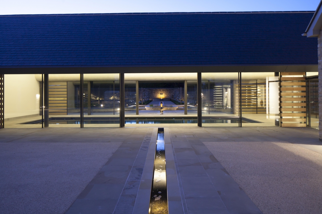 Contemporary Pool Building