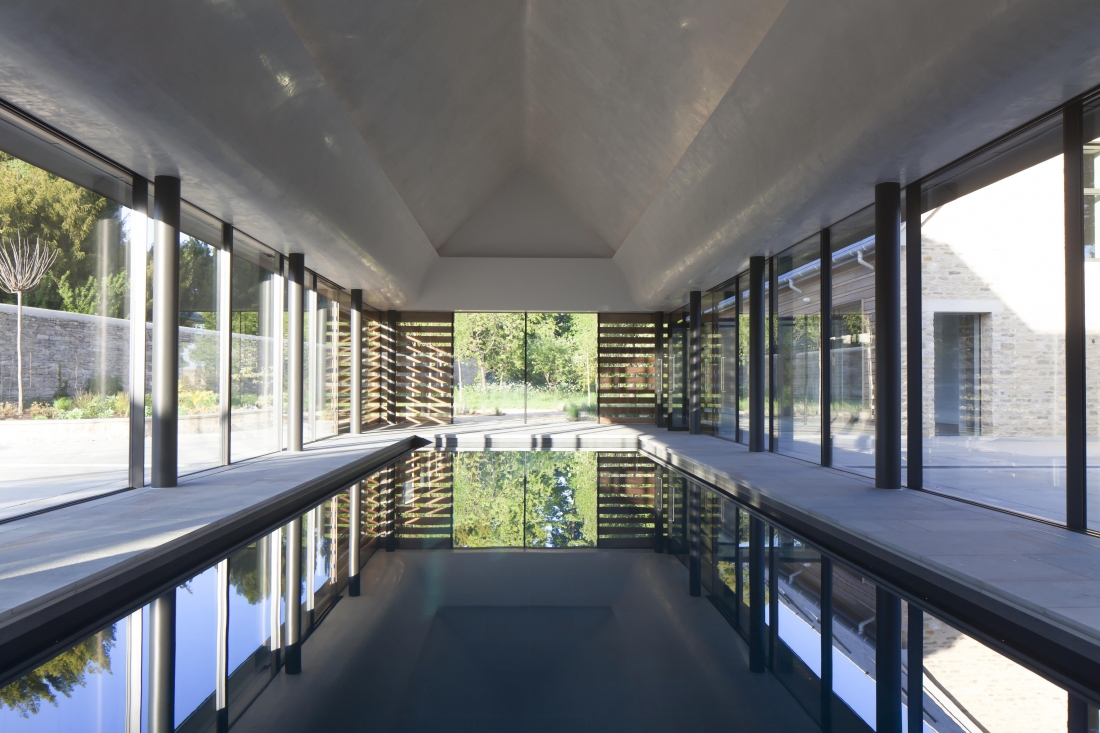 Contemporary Pool Building