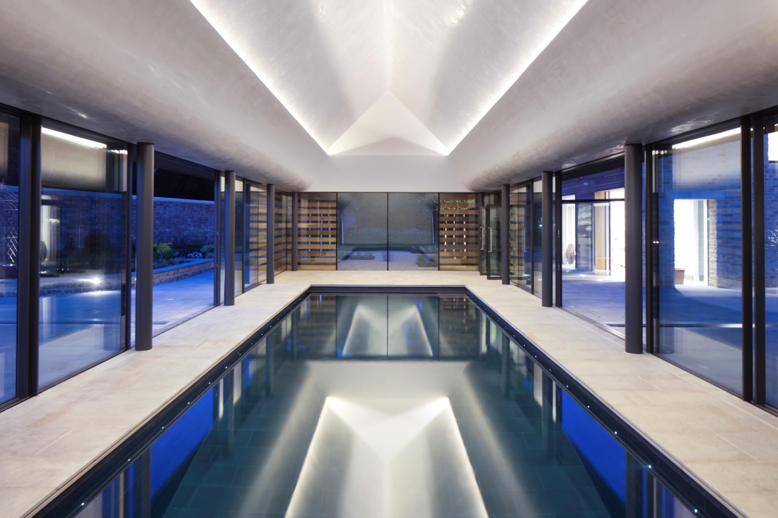 Contemporary Pool Building